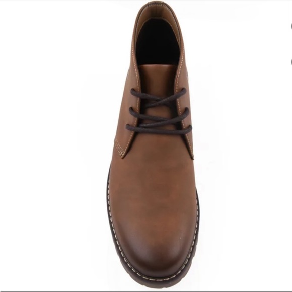 Chaps | Shoes | Nib Chaps Lug Sole Brown Chukka Ankle Boots Vegan ...